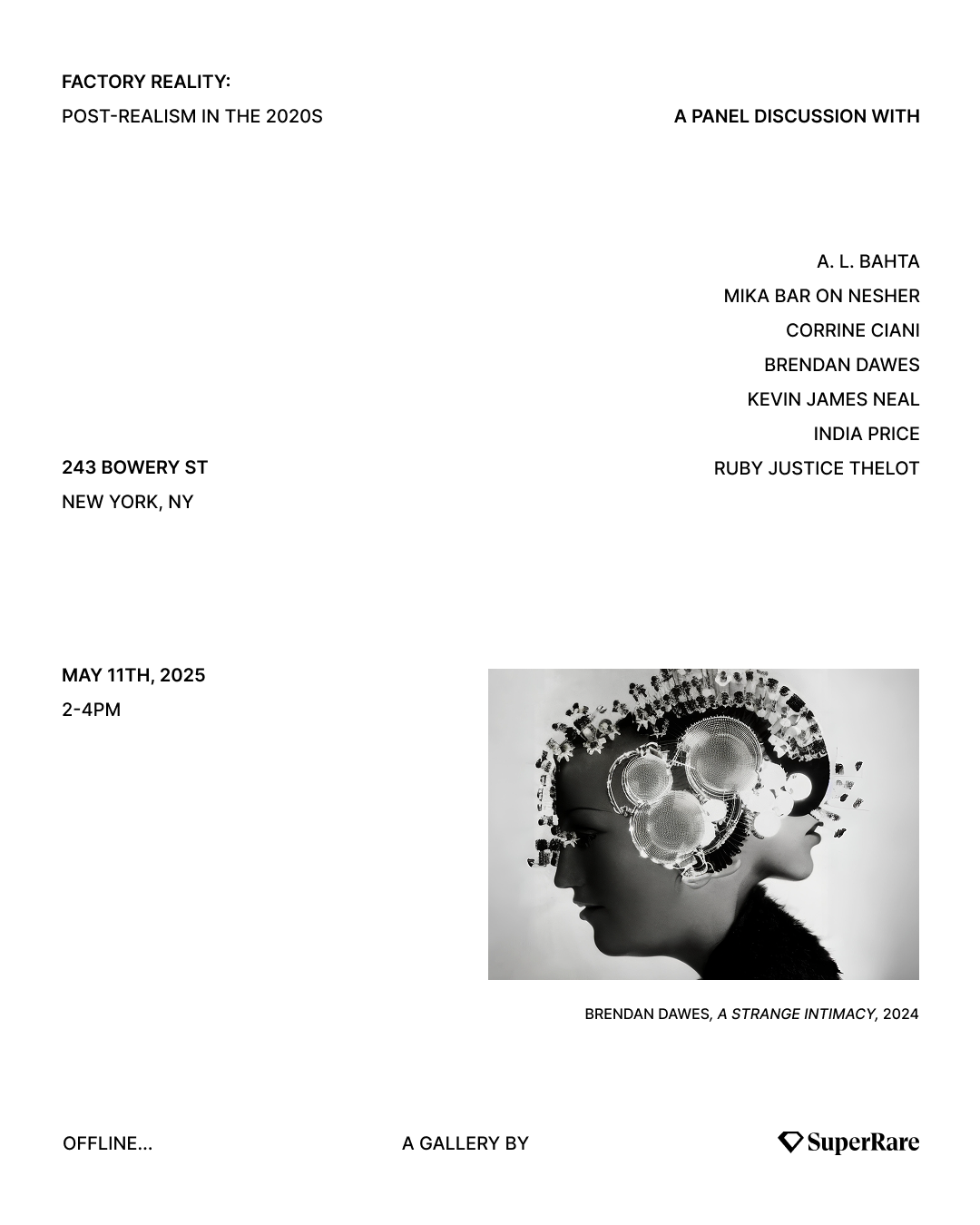 Panel | FACTORY REALITY: Post-Realism in the 2020s