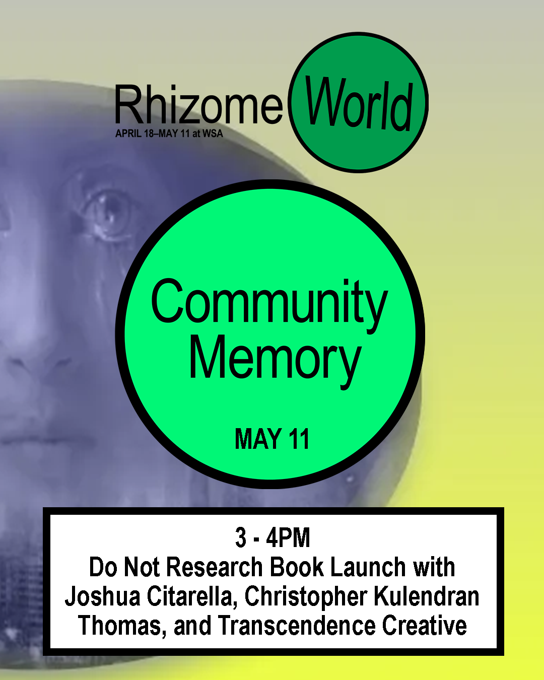 Do Not Research Book Launch